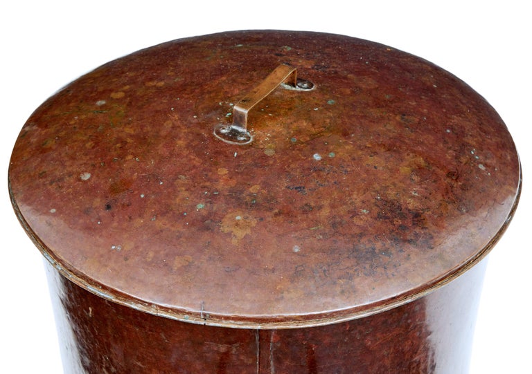 Large 19th Century Copper Milk Vessel at 1stDibs