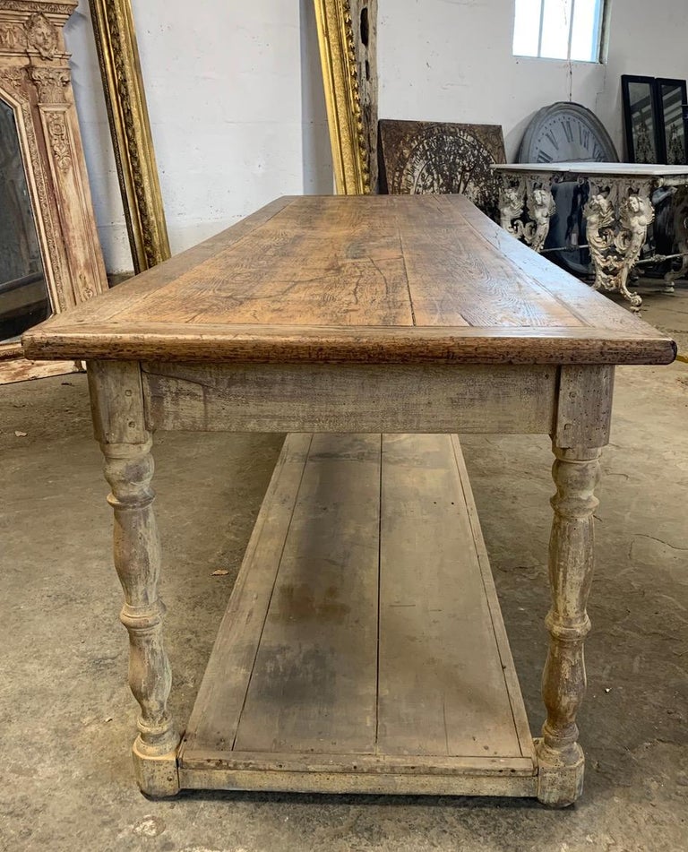 Large 19th Century Drapers Table For Sale at 1stDibs