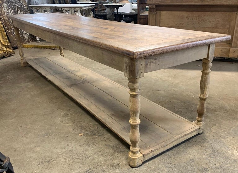 Large 19th Century Drapers Table For Sale at 1stDibs