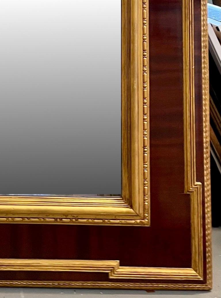 Large 19th Century Dutch Baroque Style Ripple Frame Walnut Partial Gilt ...