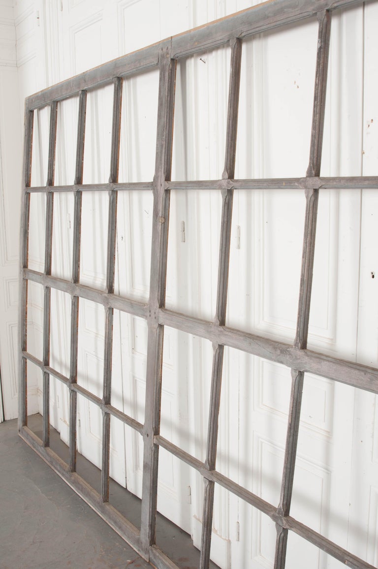 Large 19th Century English Painted Window For Sale at 1stDibs