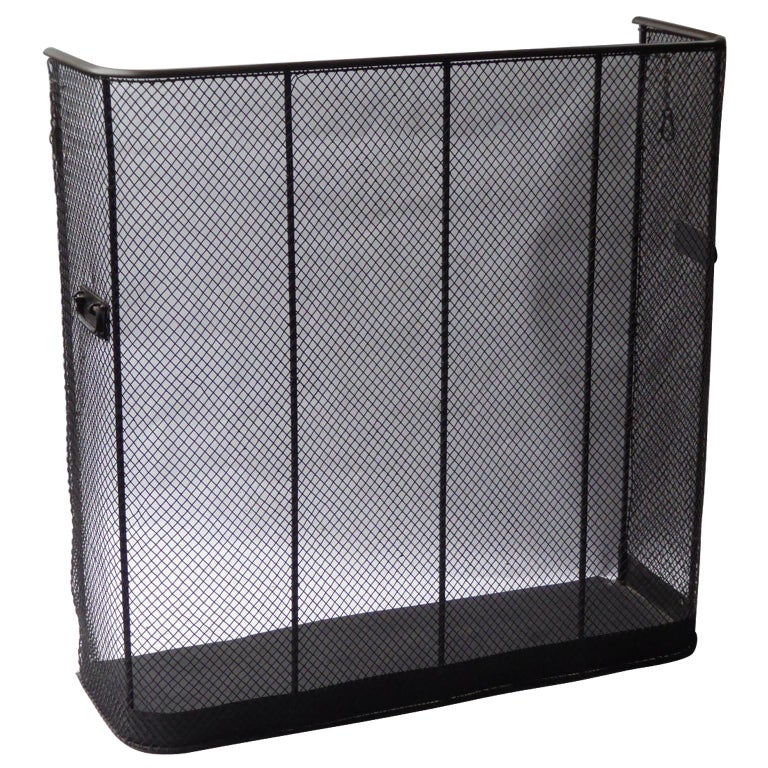 Large 19th Century English Victorian Fire Guard For Sale at 1stDibs