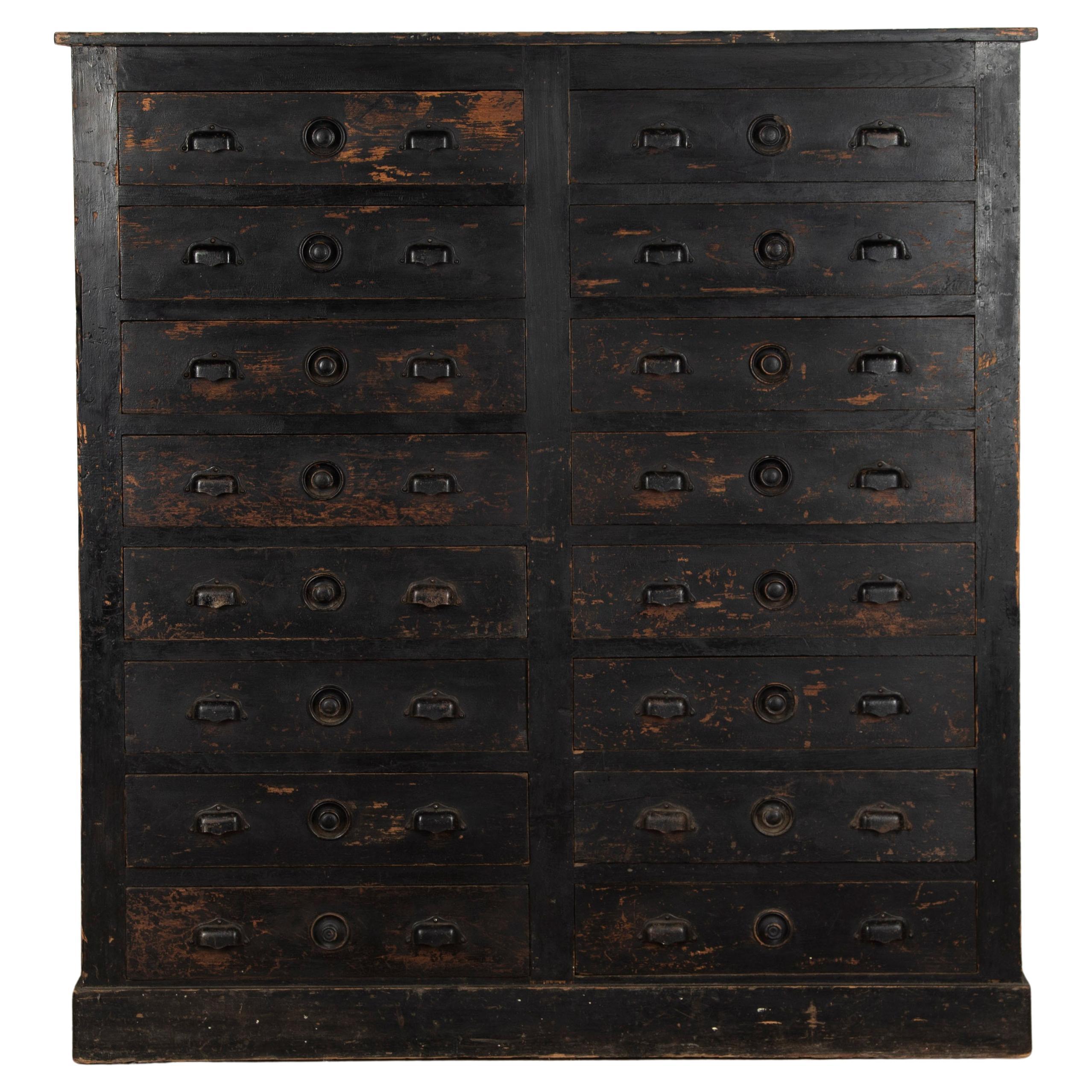 Monumental Bank of Drawers from a Monastery, France circa 1900 For Sale ...