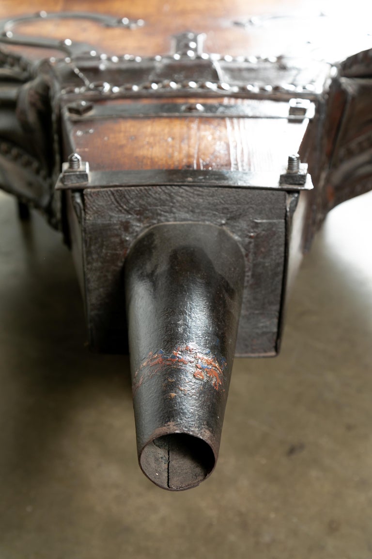 Large 19th Century French Blacksmith Forge Bellows Coffee Table For ...