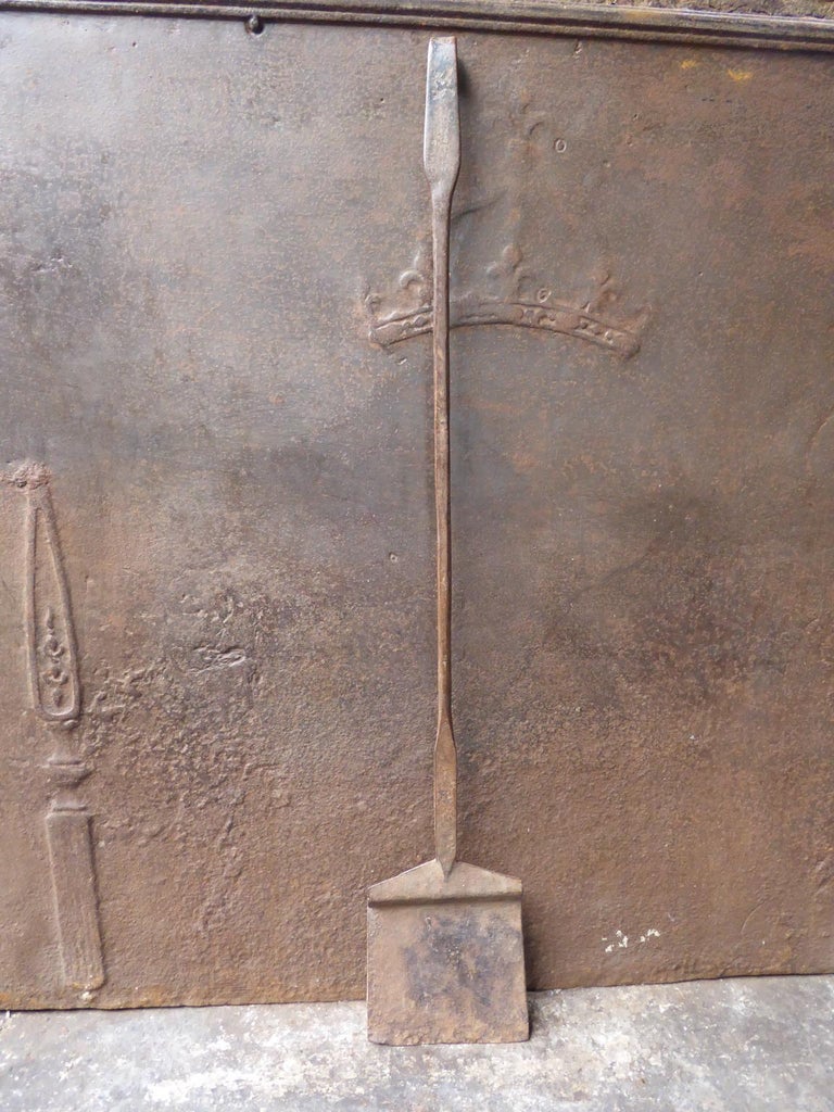 Large 19th Century French Fireplace Shovel or Fire Shovel For Sale at ...