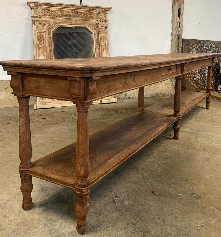 Large 19th Century French Oak Drapers Table at 1stDibs | drapers table ...
