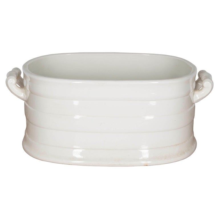 Large 19th Century Porcelain Foot Bath at 1stDibs