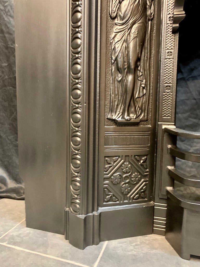 Large 19th Century Scottish Cast Iron Carron of Falkirk fireplace ...