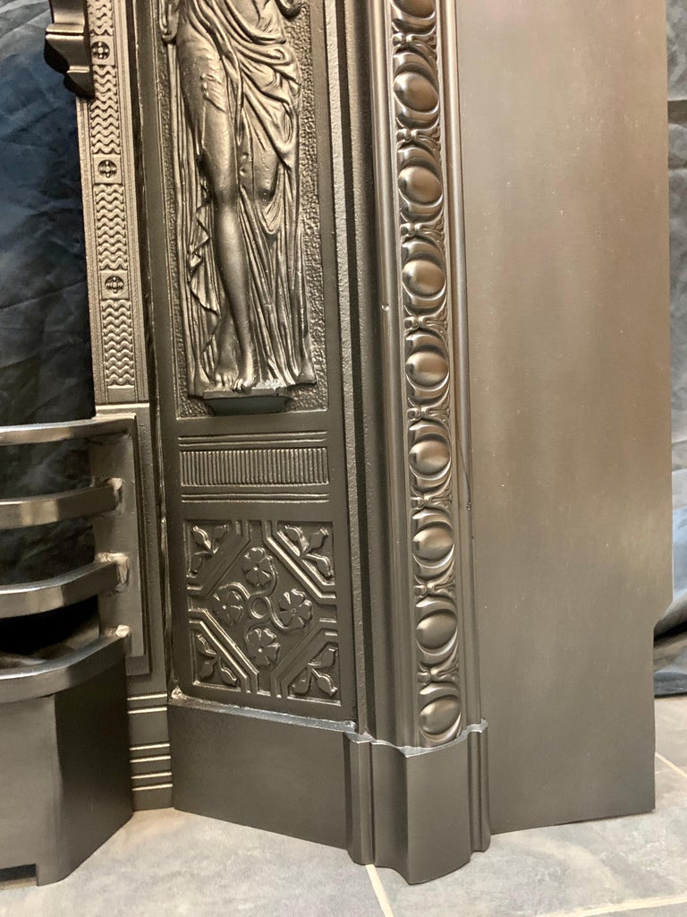 Large 19th Century Scottish Cast Iron Carron of Falkirk fireplace ...
