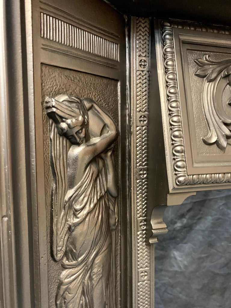 Large 19th Century Scottish Cast Iron Carron of Falkirk fireplace ...