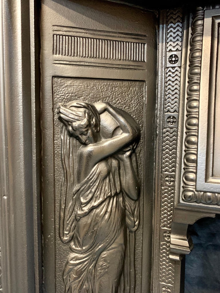 Large 19th Century Scottish Cast Iron Carron of Falkirk fireplace ...