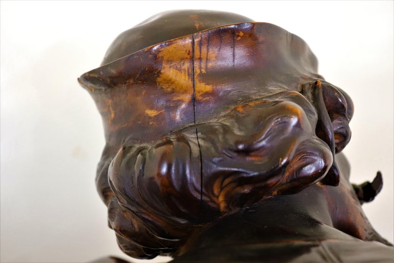 Large 19th Century Sculpture of Mandolin Player by Valentino Panciera ...