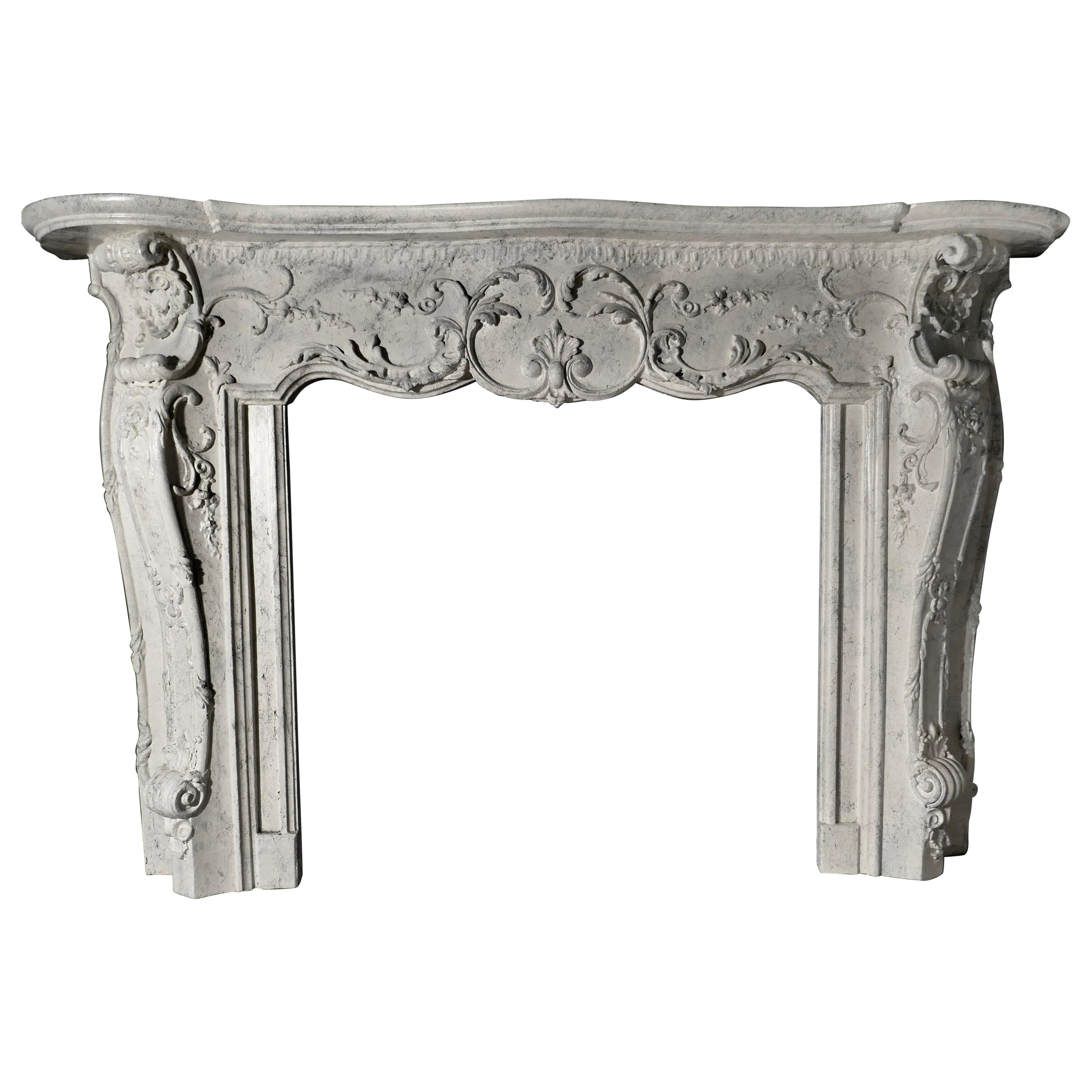 Large 19th Century Simulated Marble Adams Style Fire Place For Sale at ...