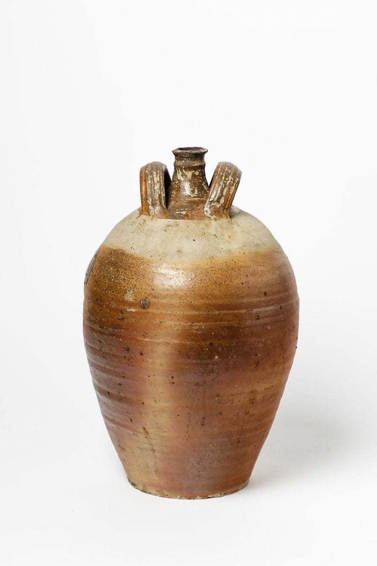Large 19th Century Stoneware Ceramic from La Borne Pottery French ...