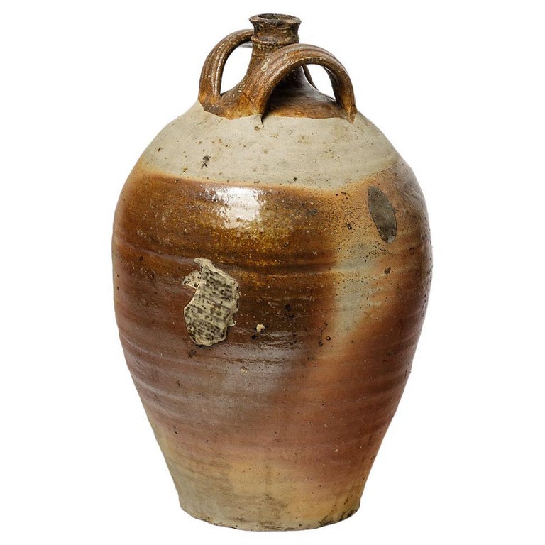 Large 19th Century Stoneware Ceramic from La Borne Pottery French ...