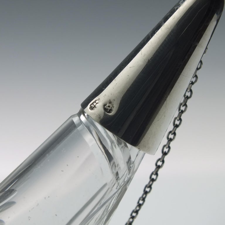 Large 19th Century Victorian Glass Porron Decanter, circa 1880 For Sale ...
