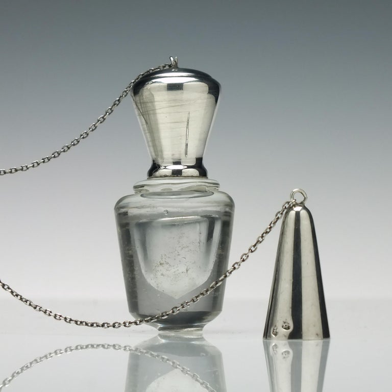 Large 19th Century Victorian Glass Porron Decanter, circa 1880 For Sale ...