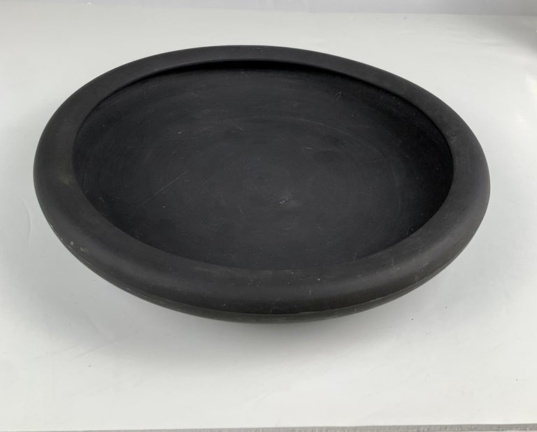 Large 19th Century Wedgwood Black Basalt Bowl For Sale at 1stDibs