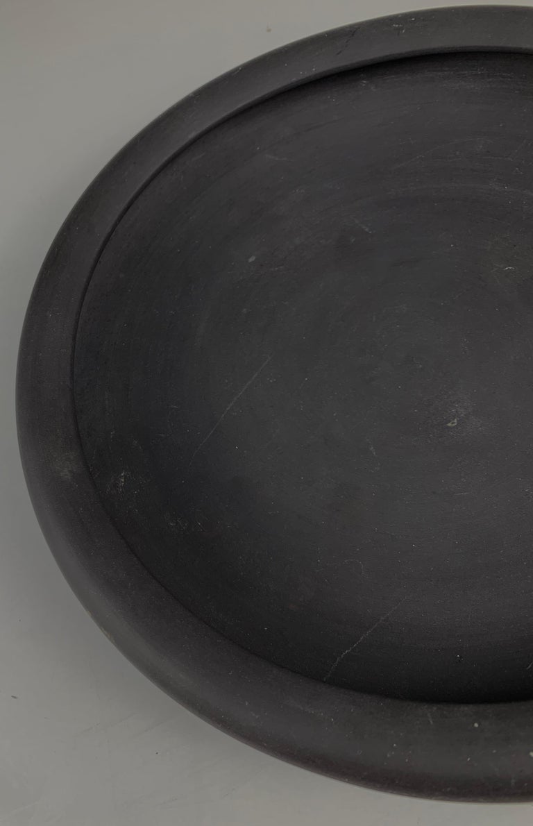 Large 19th Century Wedgwood Black Basalt Bowl For Sale at 1stDibs
