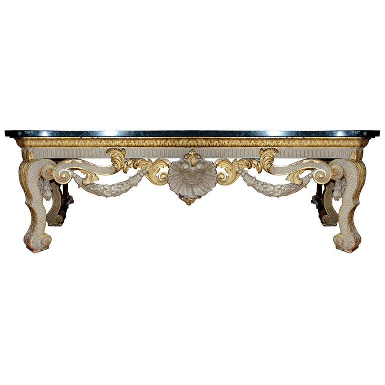 Large 19th Century William Kent Style Console Table at 1stDibs