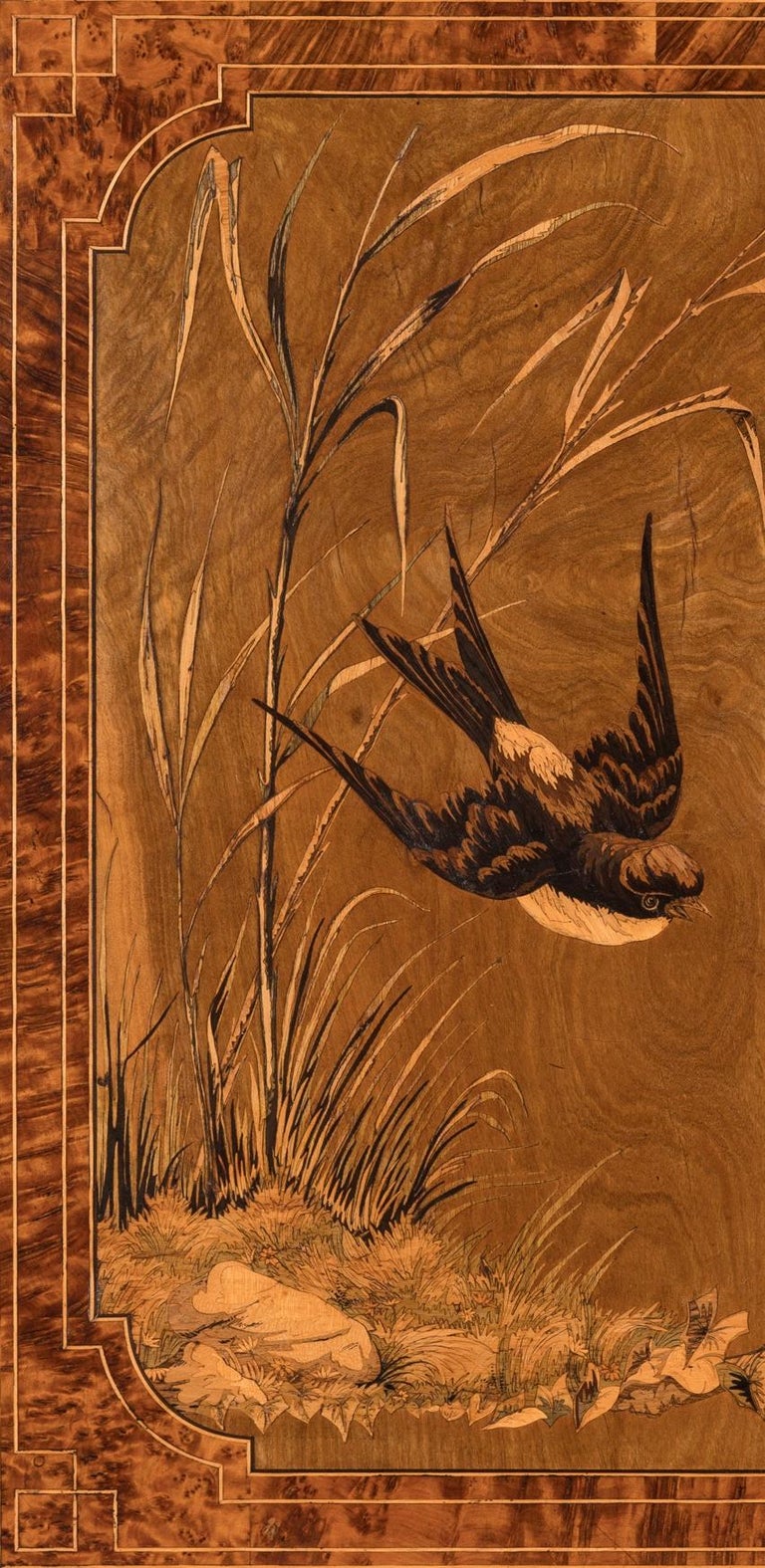 Large 19th Century Wood Marquetry Panel by Philippe Mignon at 1stDibs ...