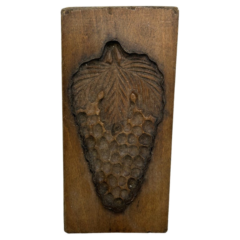 Large 19th Century Wooden Gingerbread Cookie Speculaas Springerle Mold ...