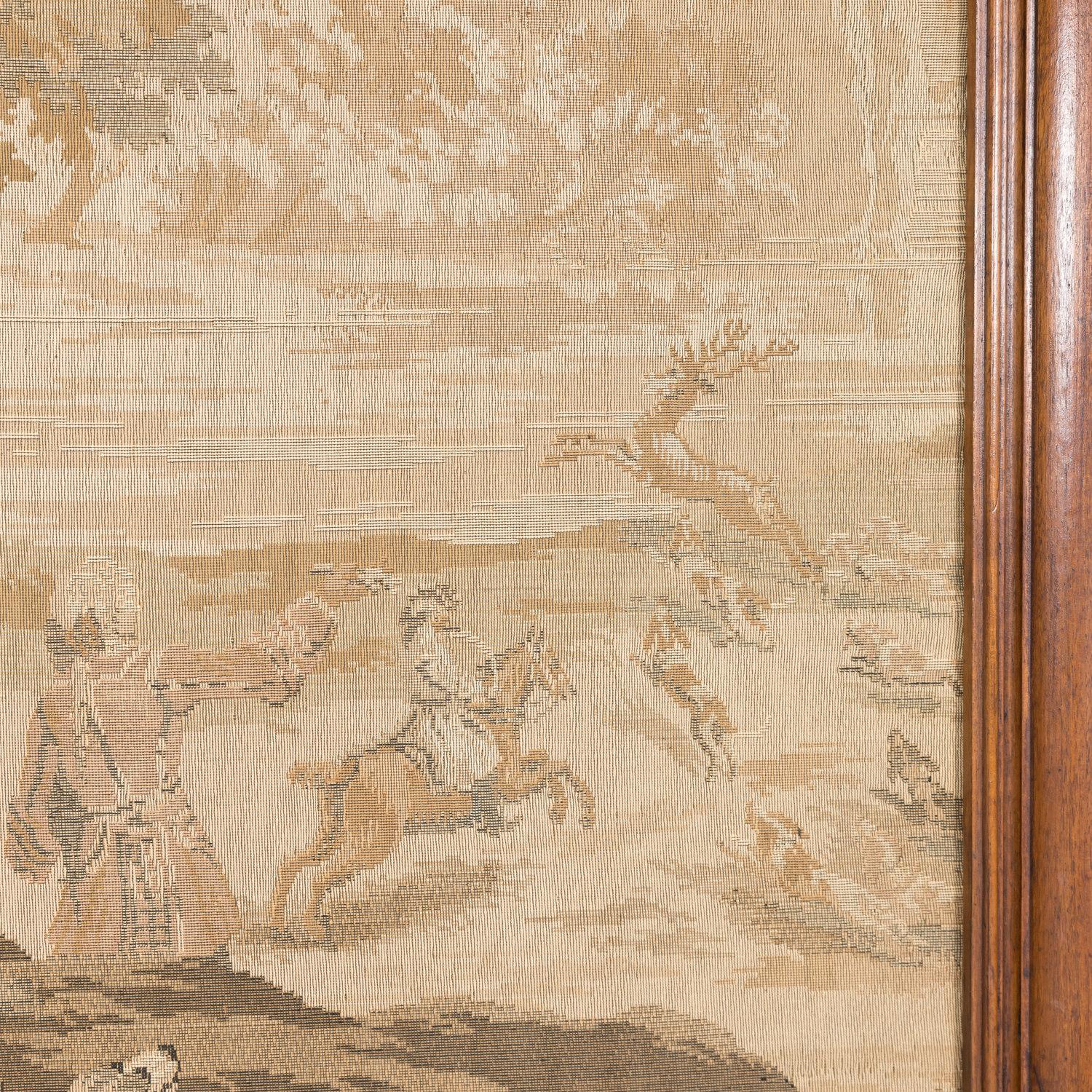 Large 20th Century Framed French Hunting Scene Tapestry at 1stDibs ...