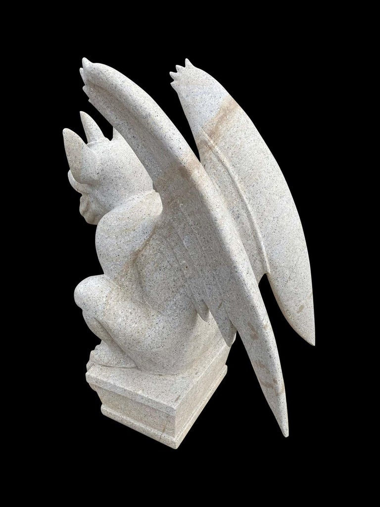 Large 20th Century Granite Gargoyle For Sale at 1stDibs