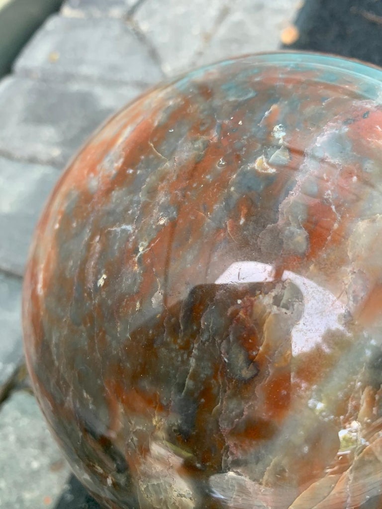 Large 20th Century Marble Orb For Sale at 1stDibs | marble orbs, orbs ...