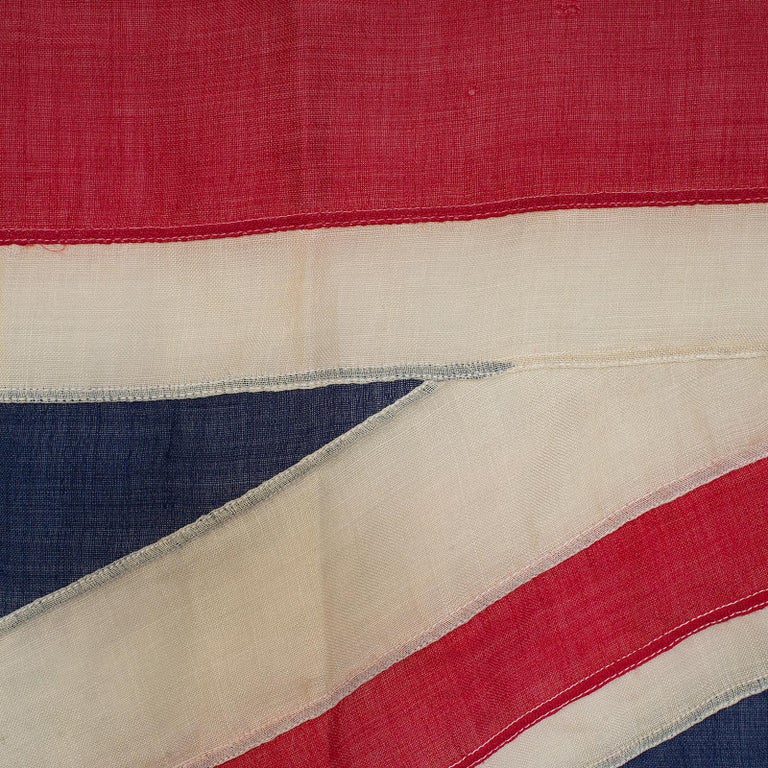 Vintage Union Jack, English, Cotton, Flag, UK, Great Britain, 1945 at ...