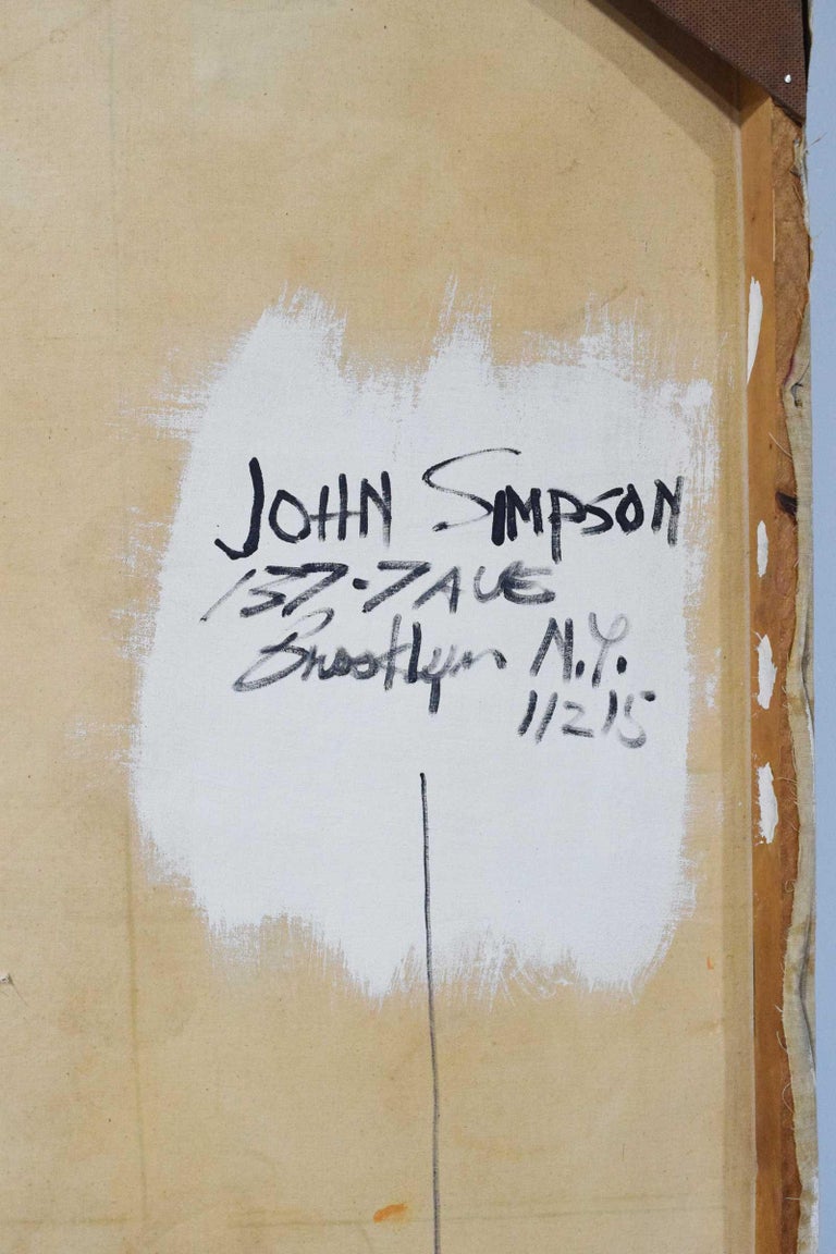 Large Abstract by John Simpson, Dated 1964 For Sale at 1stDibs