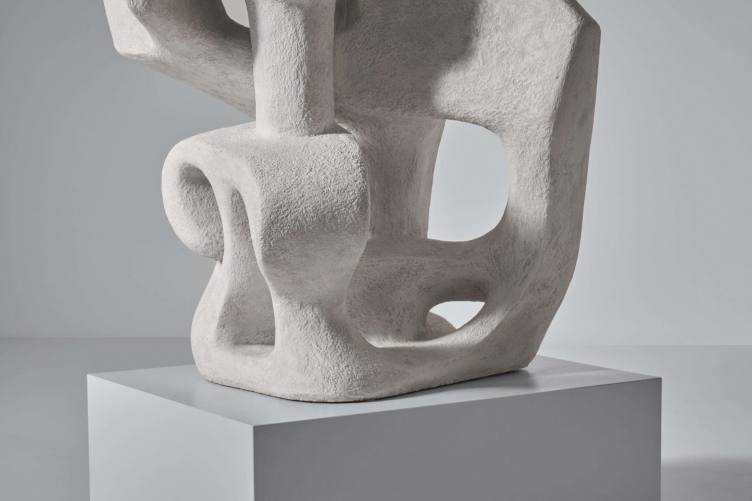Large Abstract Concrete Sculpture by Roger Desserprit, France 1971 at ...