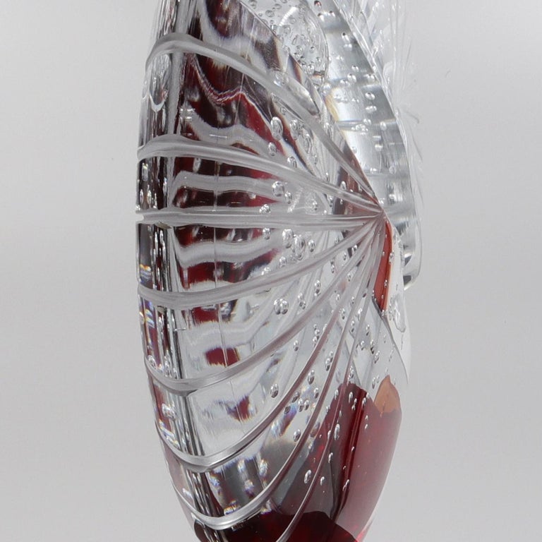 Large Abstract Glass Sculpture by Pino Signoretto, Murano, Italy For ...