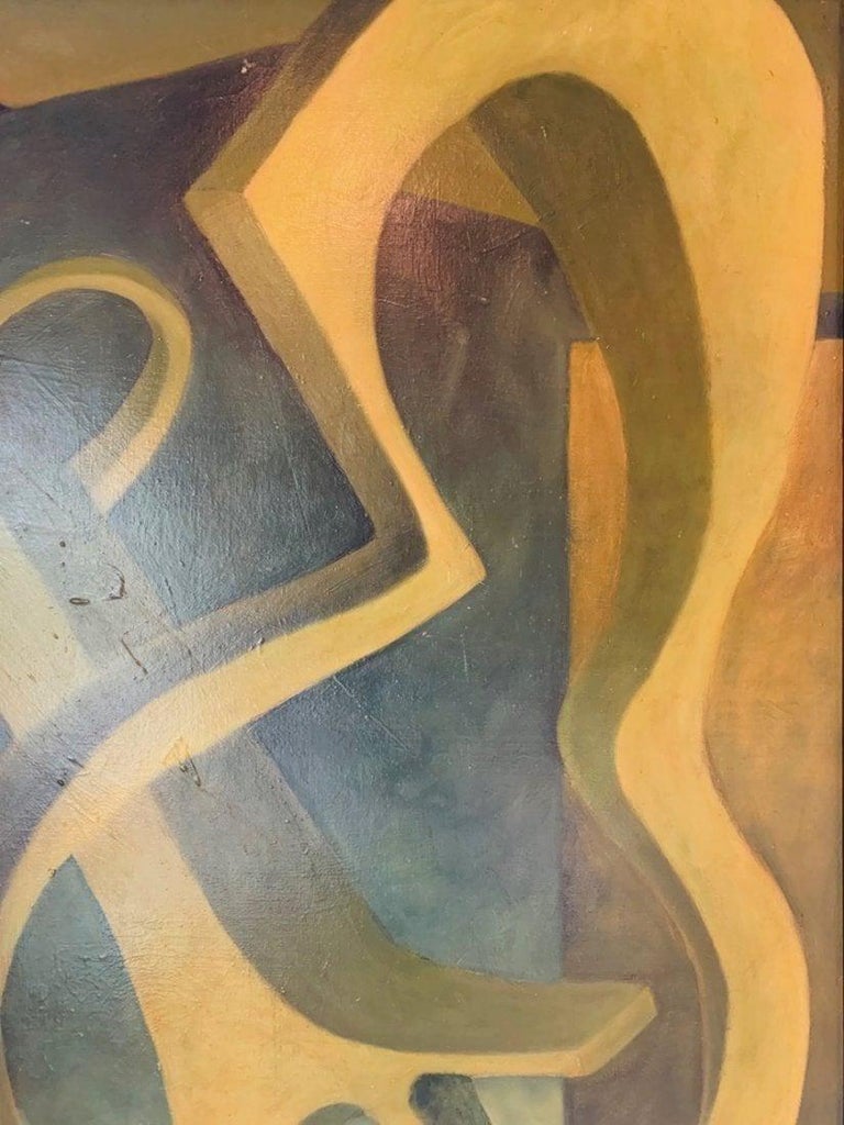 Large Abstract Painting by Sarah Dwyer, Signed/Dated 99 at 1stDibs