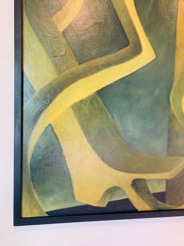 Large Abstract Painting by Sarah Dwyer, Signed/Dated 99 at 1stDibs