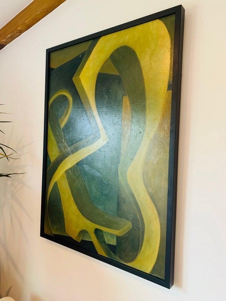 Large Abstract Painting by Sarah Dwyer, Signed/Dated 99 at 1stDibs