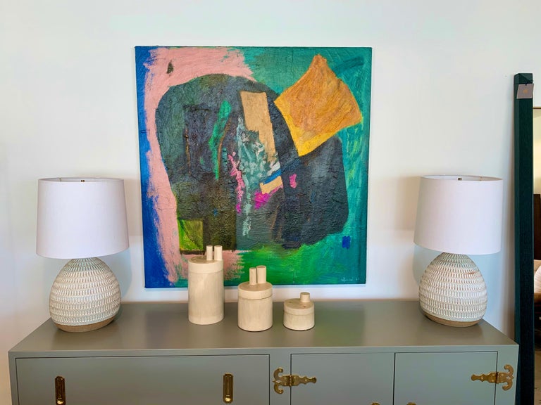 Large Abstract Painting by William Freed at 1stDibs