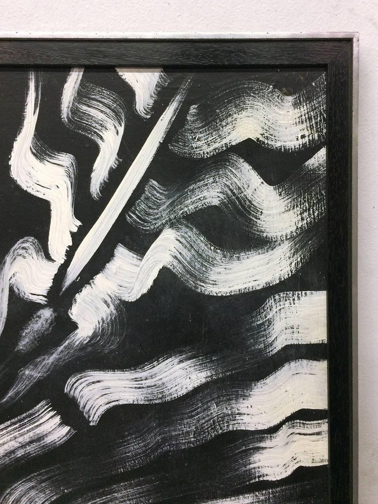 Large Abstract Painting Signed Steve Holmstrom at 1stDibs