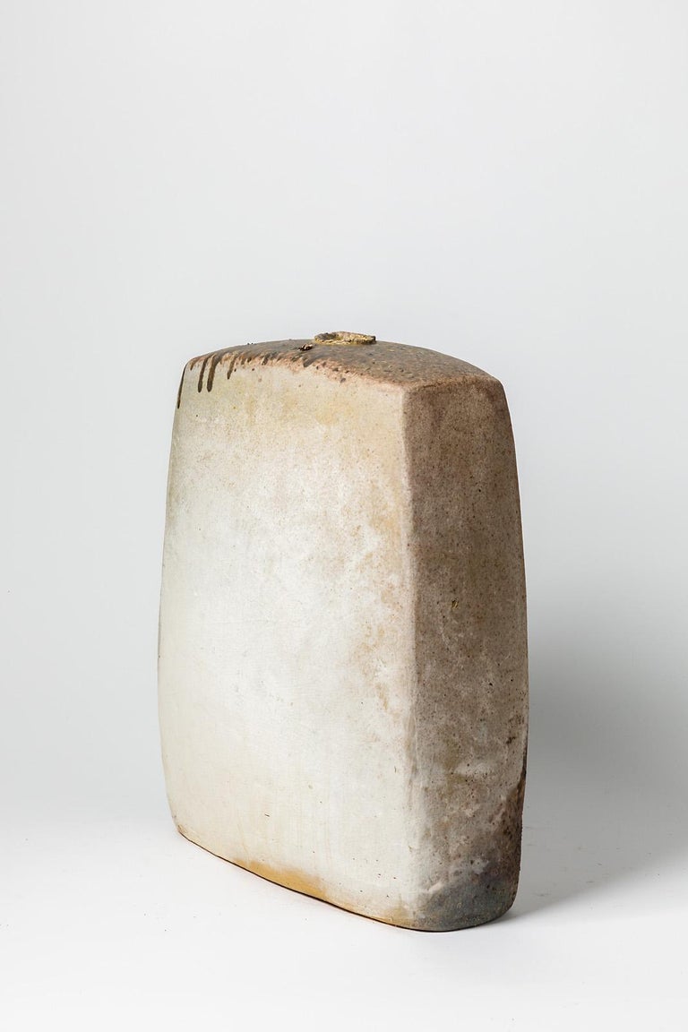 Large Abstract Stoneware Woodfiring Ceramic Floor Vase David Witehead ...