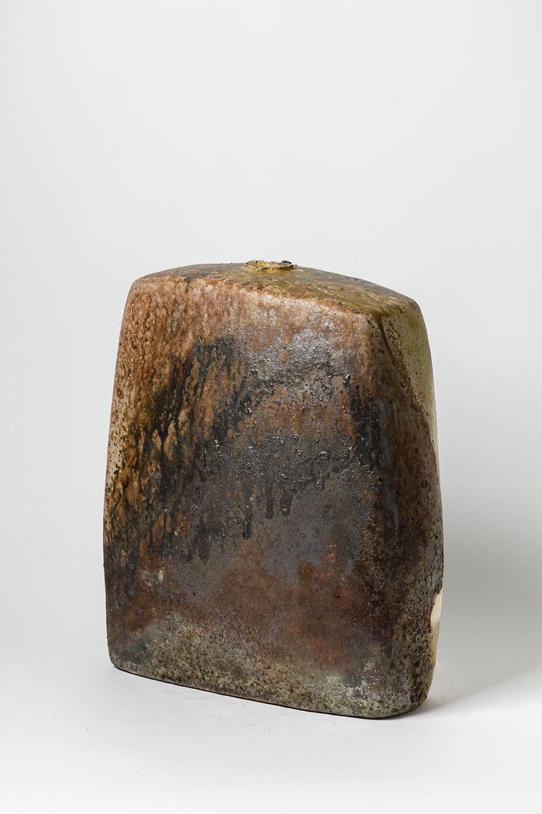 Large Abstract Stoneware Woodfiring Ceramic Floor Vase David Witehead ...