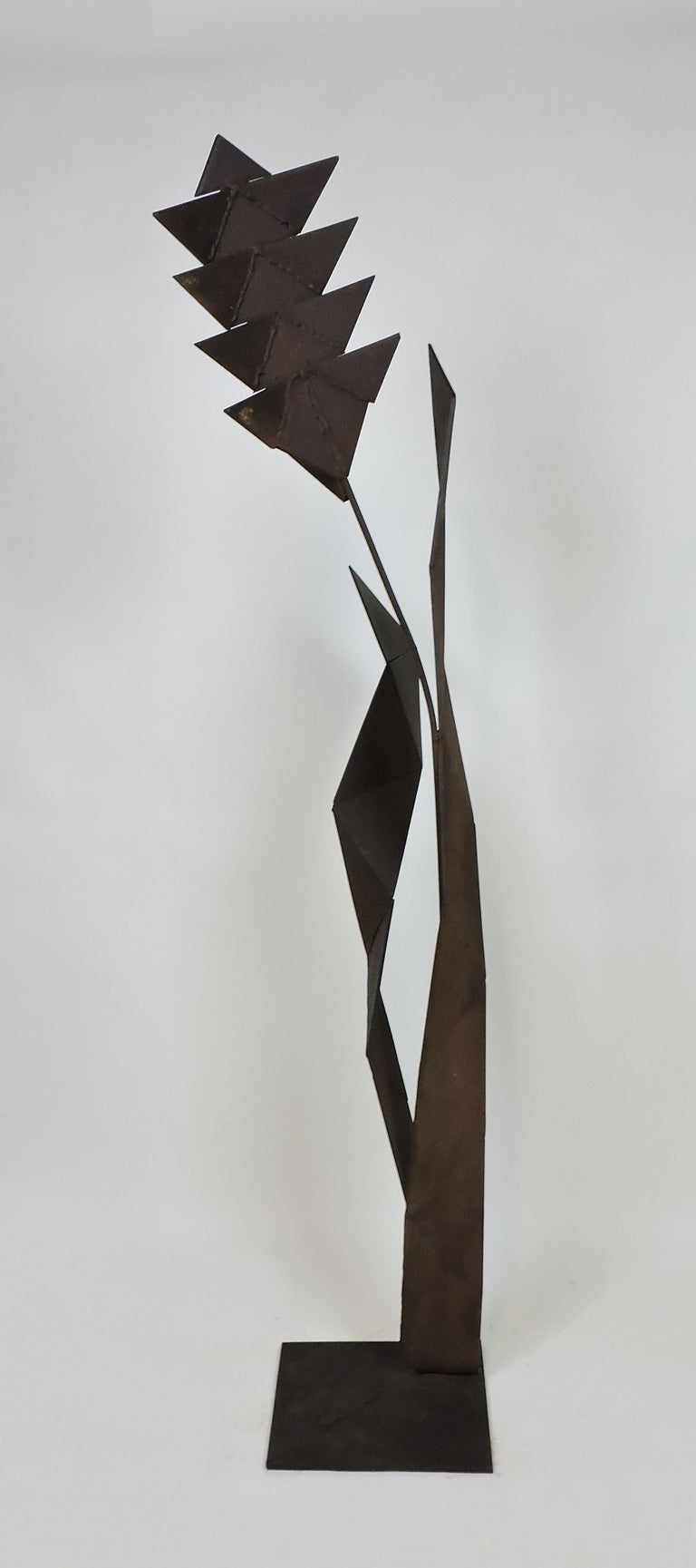 Large Abstract Welded Steel Sculpture "Wheat" by David Tothero For Sale ...