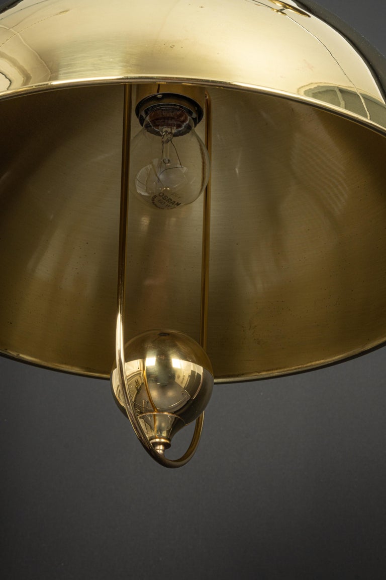 Large Adjustable Brass Counterweight Pendant Light by Florian Schulz ...