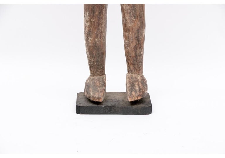 Large African Carved Wood Tribal Female Ester Figure For Sale at 1stDibs
