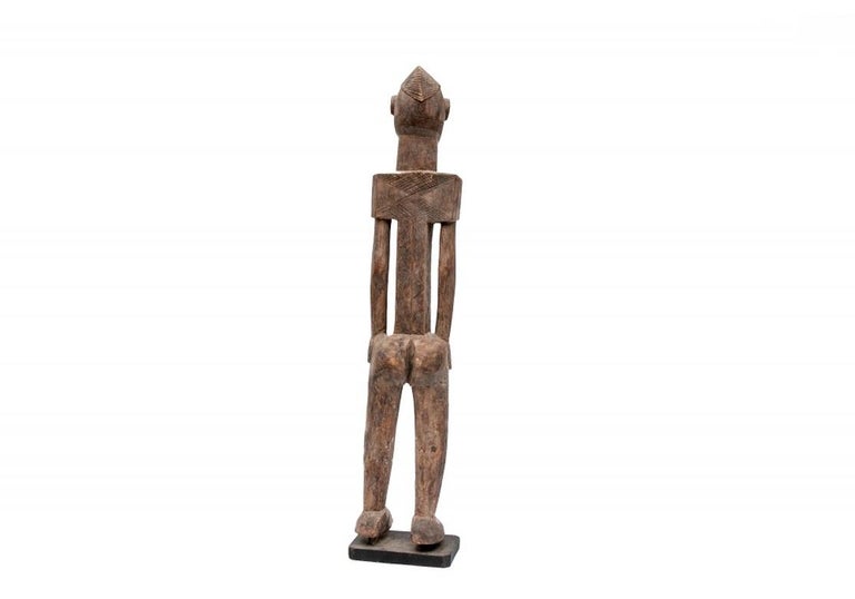 Large African Carved Wood Tribal Female Ester Figure For Sale at 1stDibs