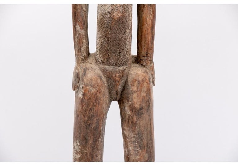 Large African Carved Wood Tribal Female Ester Figure For Sale at 1stDibs