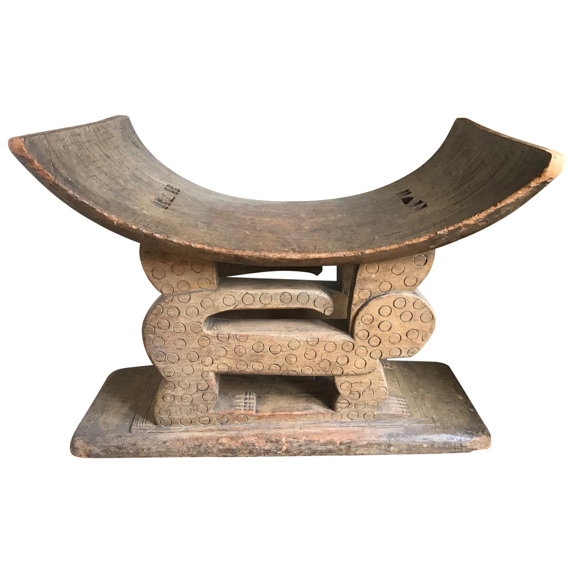 Large African Stool For Sale at 1stDibs