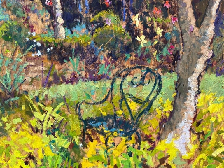 Large Alice Williams, American Artist, 'Sunday's Chair' Original Oil ...