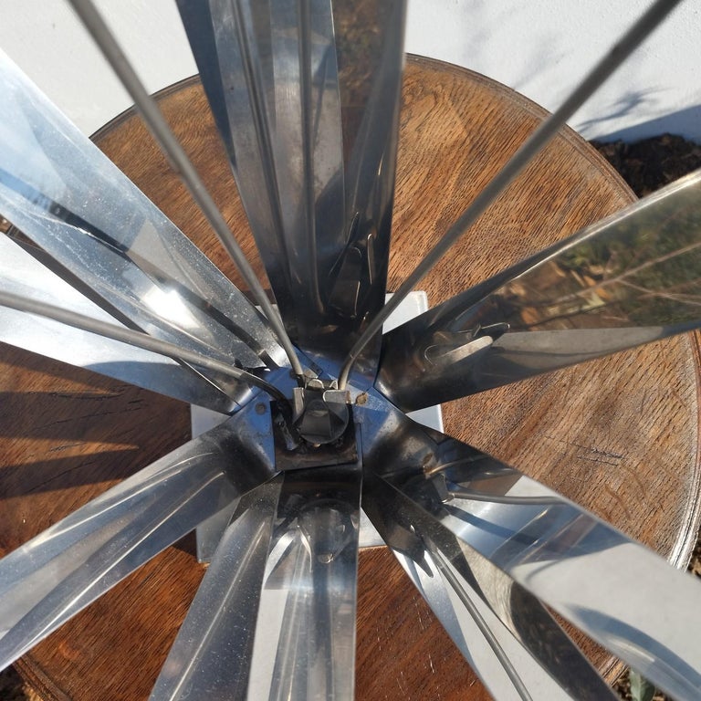 Large Aluminium Decorative Sculpture Depicting Flowers and Foliage For ...