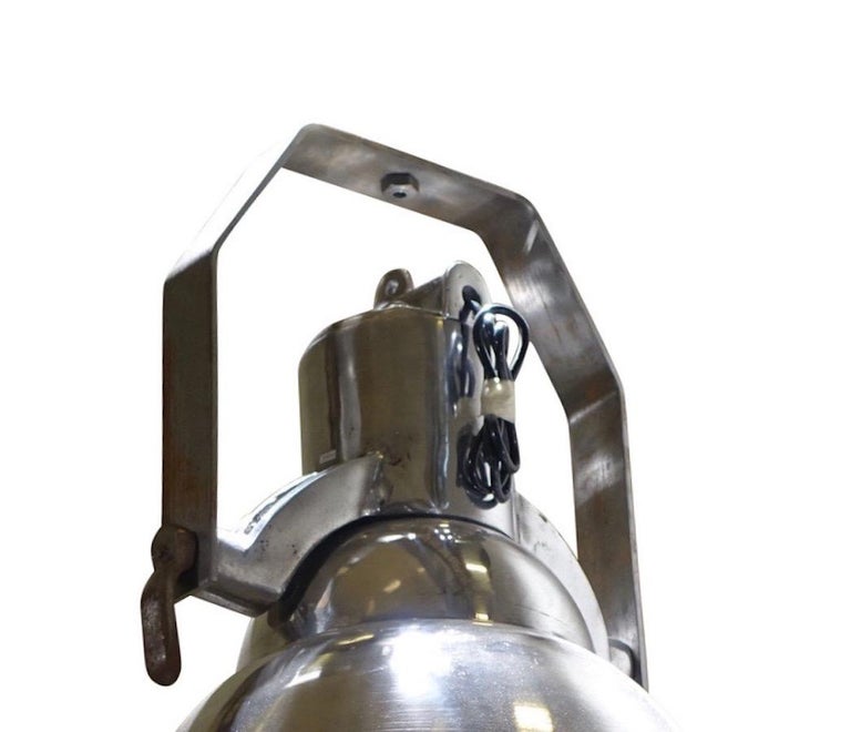 Large Aluminum Industrial Search Light, England, 1930s For Sale at ...