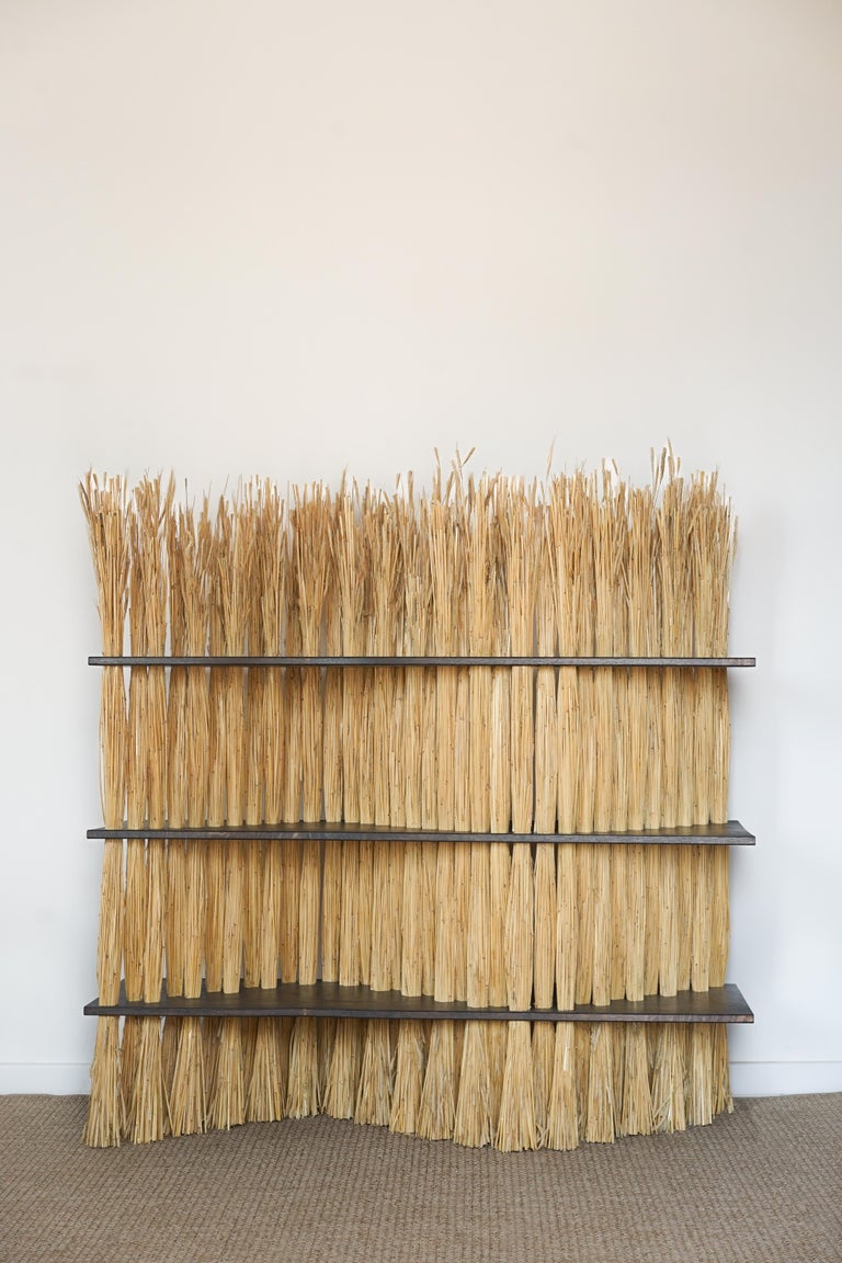 Large Amas Shelf, Ash Stained Wood, Handmade in France, Oros Edition ...